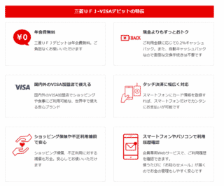 三菱UFJ-VISAデビットレビュー。実際に利用してわかったメリットデメリット・年会費・ポイント・審査徹底解説 | デビットカード ...